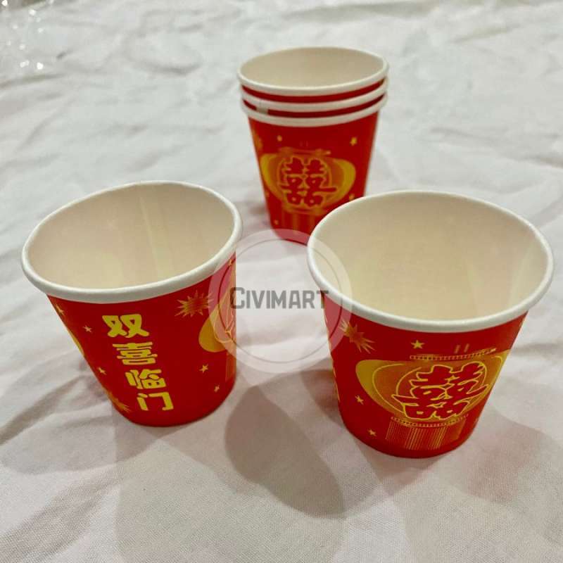 Jual PROMO GELAS TEA PAI CUP GELAS TEH PAI GELAS TEPAI ISI 50 PCS di ...
