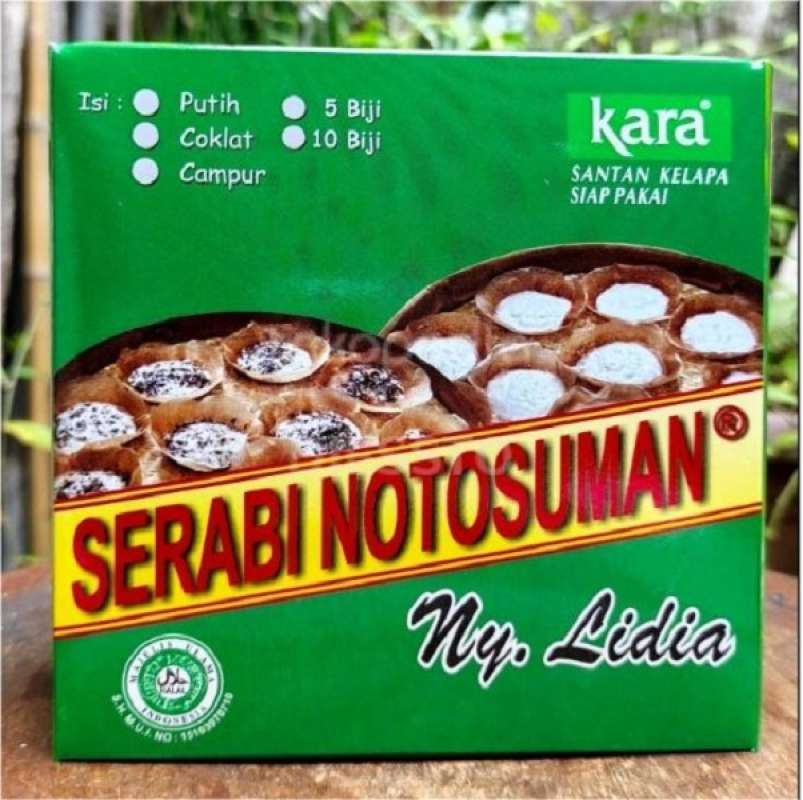 Jual Serabi Notosuman Ny. Lidia Varian Original Khas Solo [1 Box/isi ...