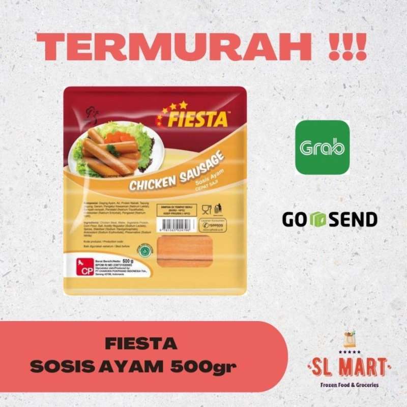Promo Fiesta Sosis Ayam | Chicken Sausage 500gr Diskon 14% di Seller SL ...