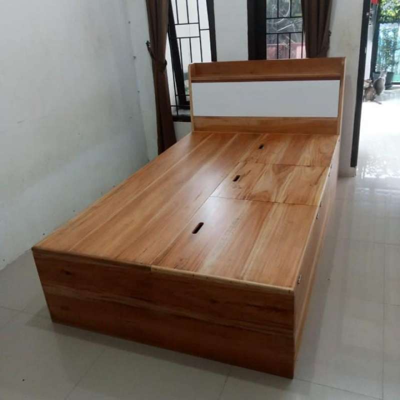 Jual Divan Laci dan kotak penyimpanan Kayu Mahoni solid di Seller ...