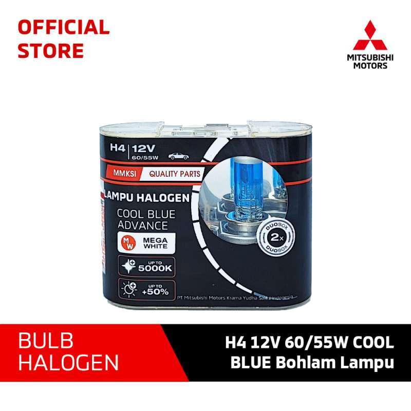 Jual Mitsubishi Motors BULB HALOGEN H4 12V 60/55W COOL BLUE Bohlam Lampu di Seller Mitsubishi ...