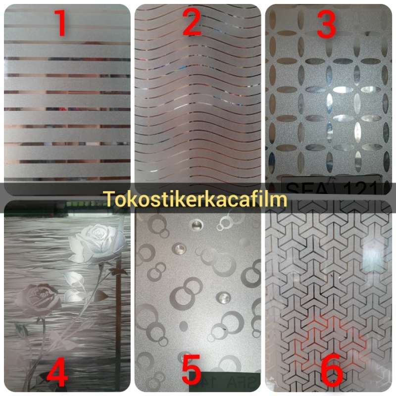 Jual Stiker Kaca Motif Sticker Kaca Di Seller Toko Hometown Chachacha ...