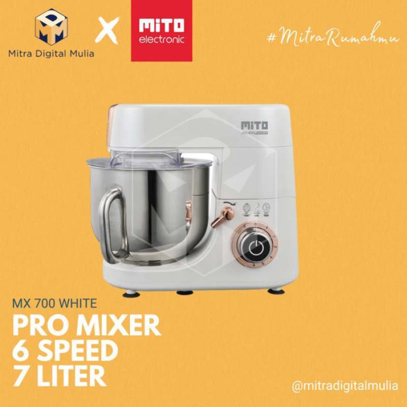 Jual Mito MX 700 Max Pro Stand Mixer 7 Liter White di Seller Neandro ...