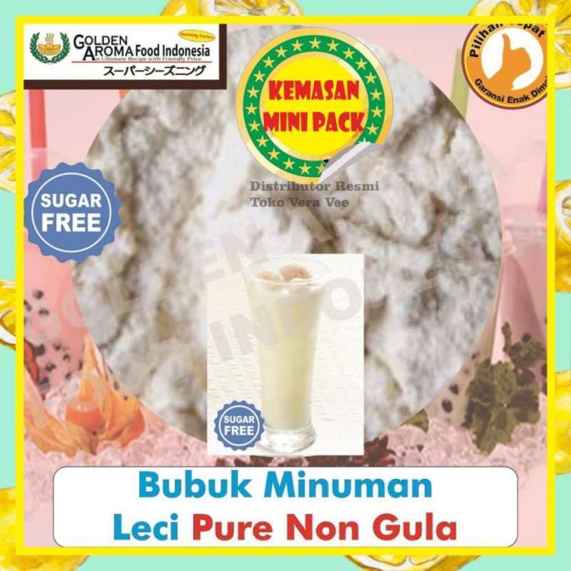 Jual Bubuk Minuman Rasa Leci Non Gula 50gr Minuman Powder Leci Non Gula ...