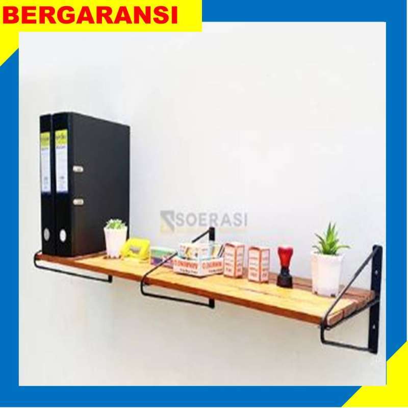 Jual Rak Dinding Penyimpanan Tanaman Dekorasi Lebar Multifungsi Natural ...
