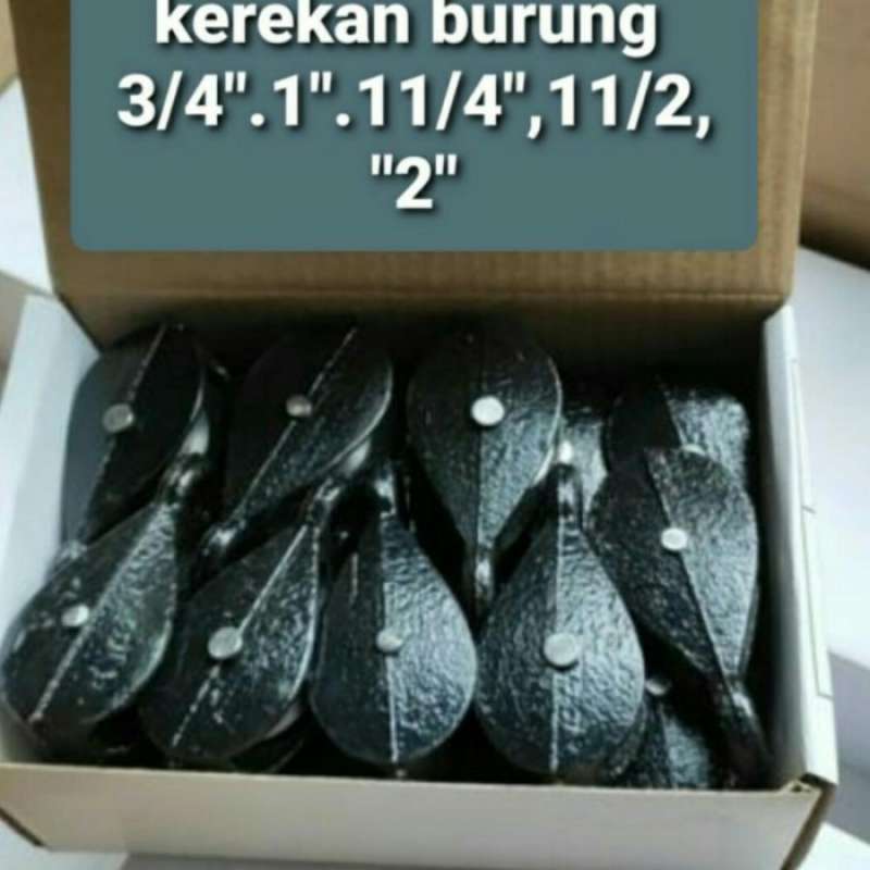 Promo Kerekan Sangkar Burung 2 Inch Katrol Mini 2 Inch Isi 24 Pcs ...