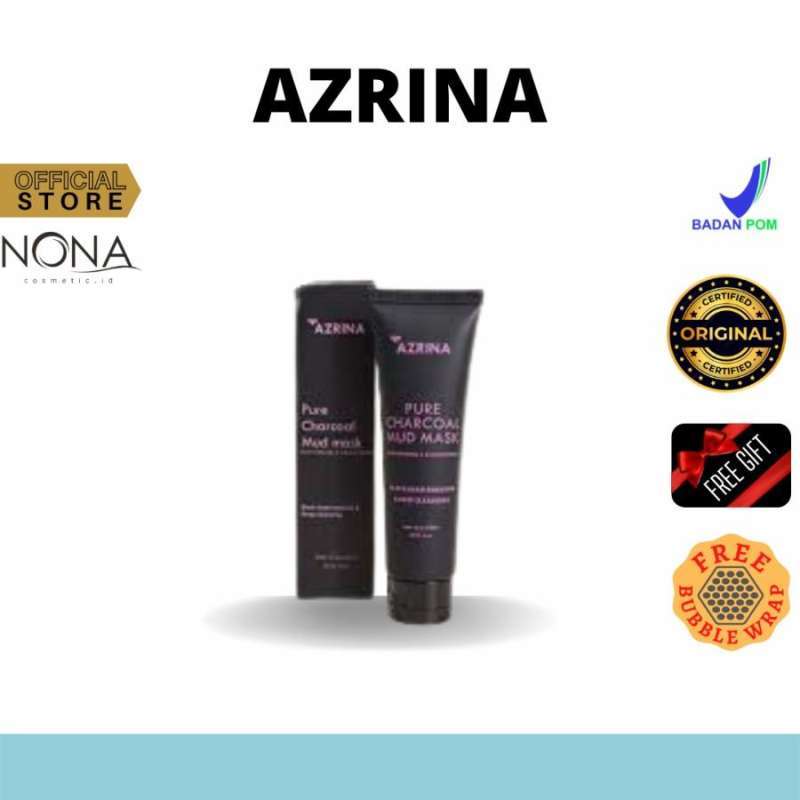 Azrina Pure Charcoal Mud Mask Lengkap Harga Terbaru Mei 2024 | Blibli