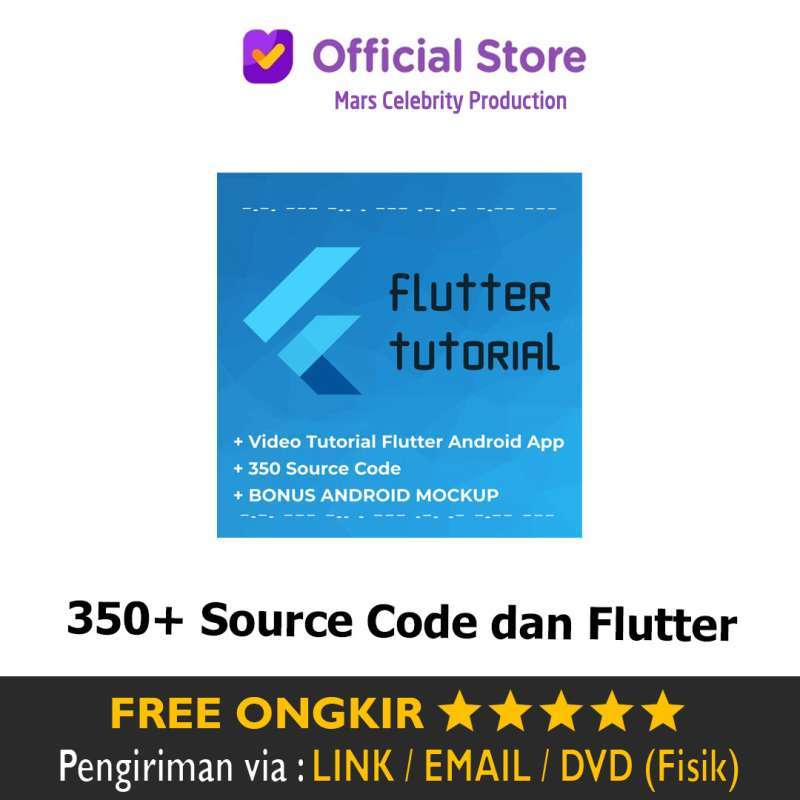 Jual Paket 350+ Source Code + Video Tutorial Flutter Android App Aplikasi Premium Lifetime di ...
