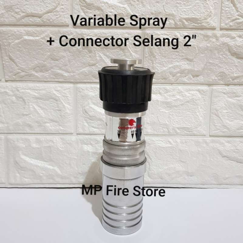 Jual Variable Nozzle Nuzzle Spray Pemadam 2 Inch Plus Connector Selang ...