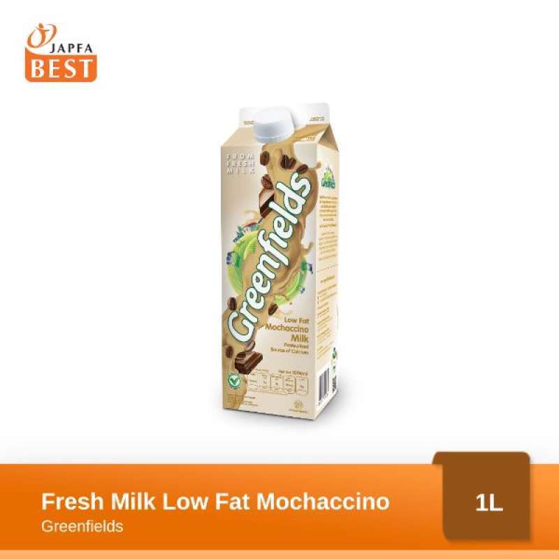 Promo Greenfields Fresh Milk Low Fat Mochaccino 1 L - 100% Fresh Milk ...