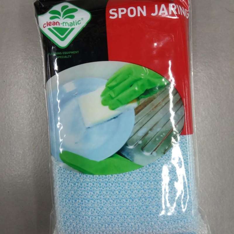 Jual CLEAN MATIC SPON JARING SPON PENCUCI PIRING di Seller Trikopi ...