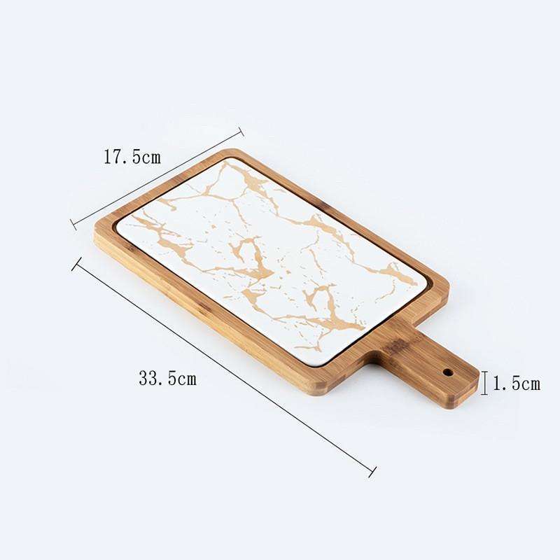 Promo Marble Doff Wood Steak Plate / Piring Steak / Wadah Saji Diskon 5 ...