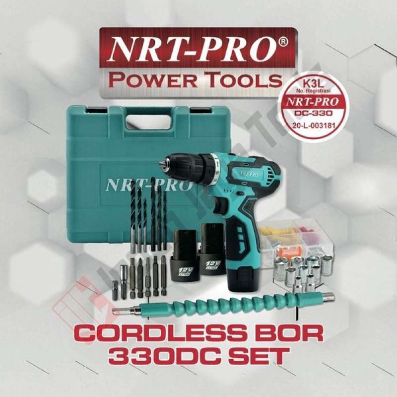 Jual Mesin Bor Baterai Set Lengkap Original Murah - Harga Diskon ...