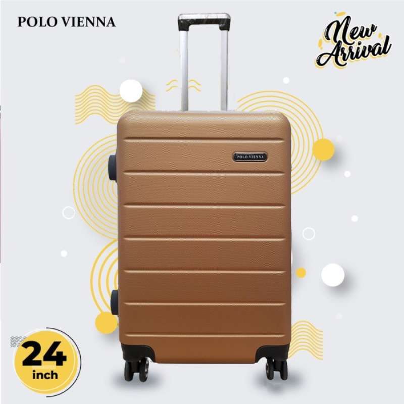 Promo Koper Bagasi Murah Polo Viena Model 001 24 Inch ABS Fiber,Koper ...