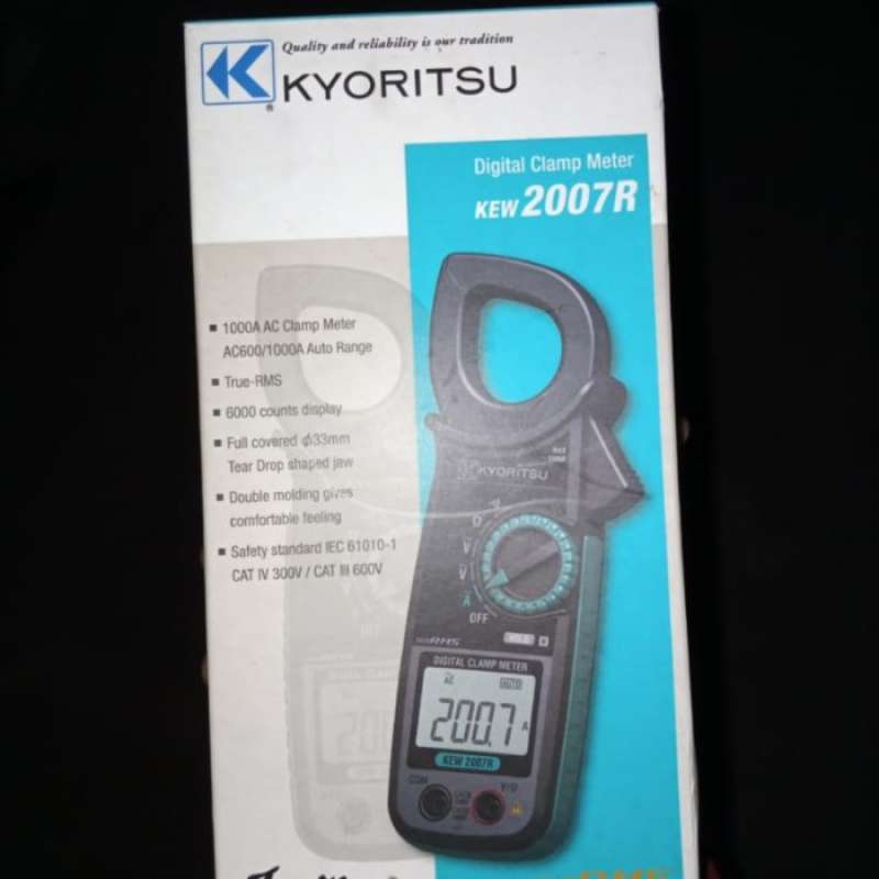 Promo kyoritsu 2007r digital clamp meter original Diskon 3% di Seller ...