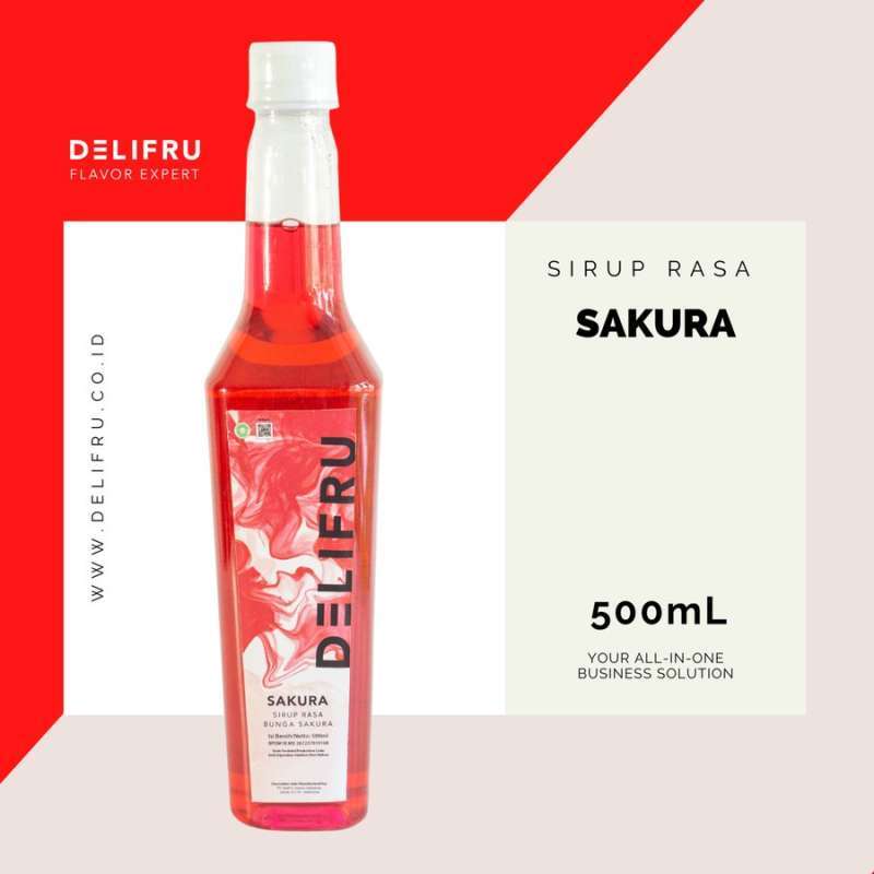 Jual Delifru Syrup Sakura 500ml - 02 di Seller Sahabat Horeca Jaktim - Cipinang Melayu, Kota ...