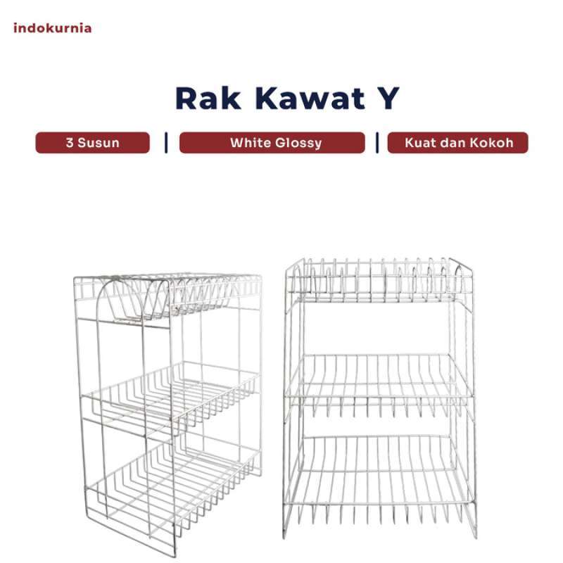 Jual DISKONNN Indokurnia Rak Piring Kawat Model Y di Seller SN jaya abadi - Kota Jakarta Barat ...
