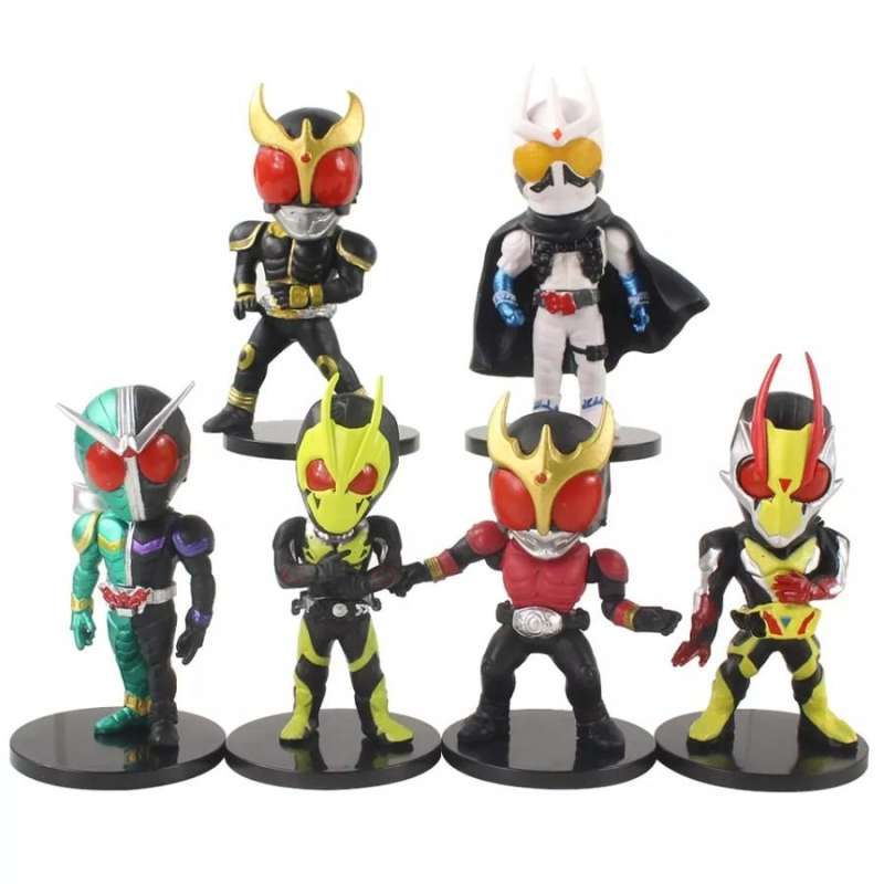 Jual Kamen Rider Figure Set 6 Pvc. Di Seller Toko Dolanan - Kalisari ...