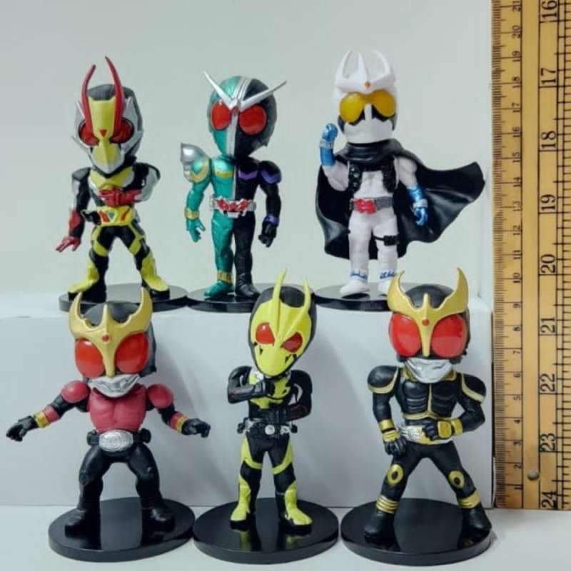 Jual Kamen Rider Figure Set 6 Pvc. Di Seller Toko Dolanan - Kalisari ...