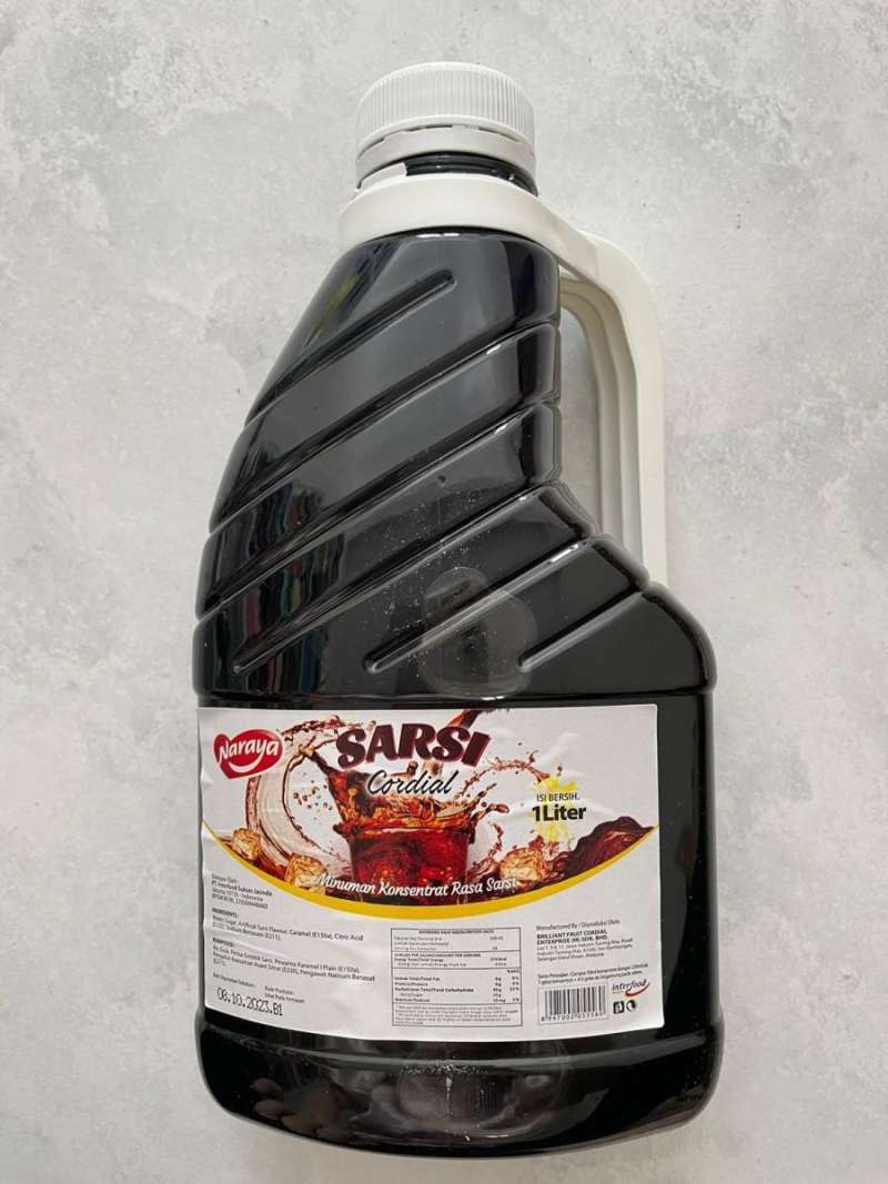 Jual Naraya sirup (sarsi / orange / lychee) 1L di Seller Toko Asia Jaya ...