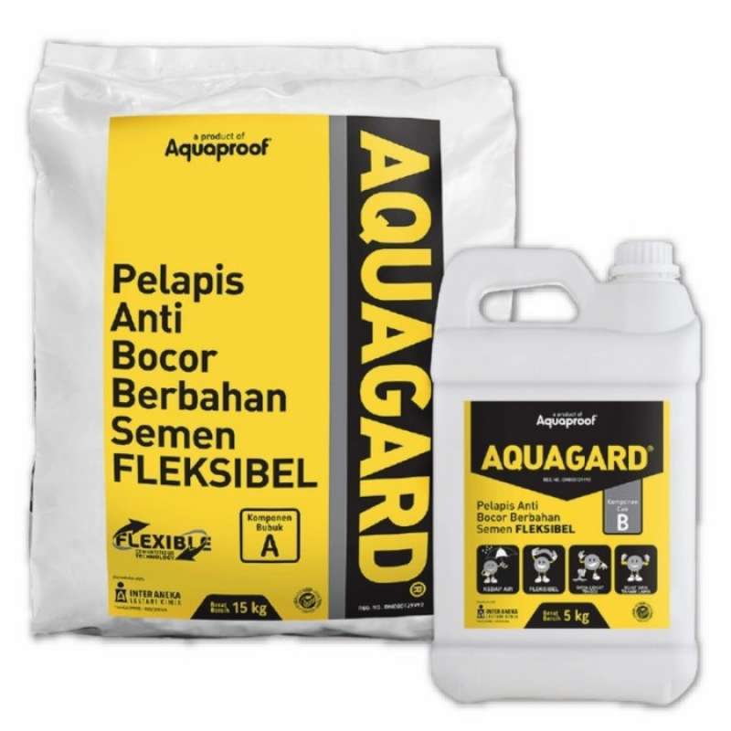 Promo Aquagard Waterproofing 2 Komponen 20Kg Diskon 17% di Seller ...