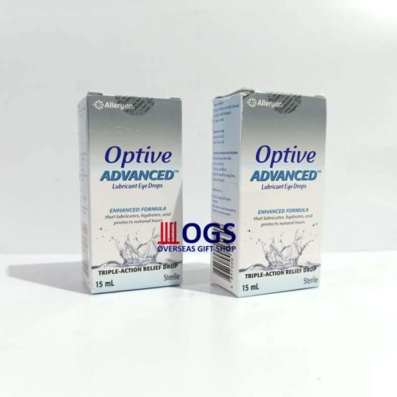 Promo Optive Advanced 15 Ml Lubricant Eye Drops Sterile Obat Tetes Mata ...