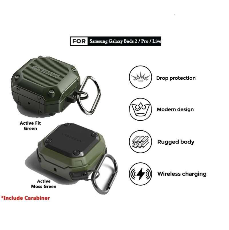 Jual Case Galaxy Buds Live / Pro VRS Design Active / Fit Cover Army ...