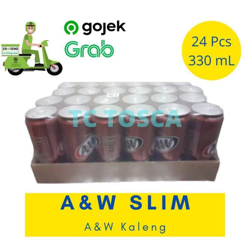 Jual A&W | AW Kaleng 1 Karton isi @24x250ML di Seller ToscaToserba ...