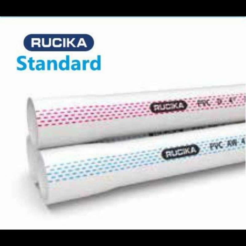 Jual Pipa pvc rucika putih list merah 3 inch (50cm) di Seller Toko ...