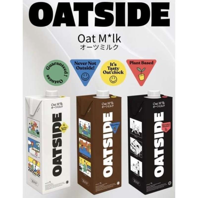 Jual OATSIDE Susu Oat Gandum / Oatmilk (1 Liter) di Seller OKGROSIR ...