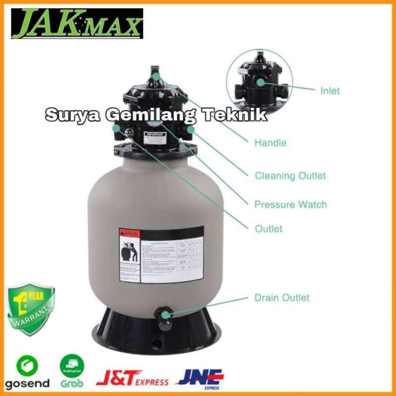Jual Sand Filter 22 Inch Jakmax Sand Filter Kolam Renang Di Seller ...