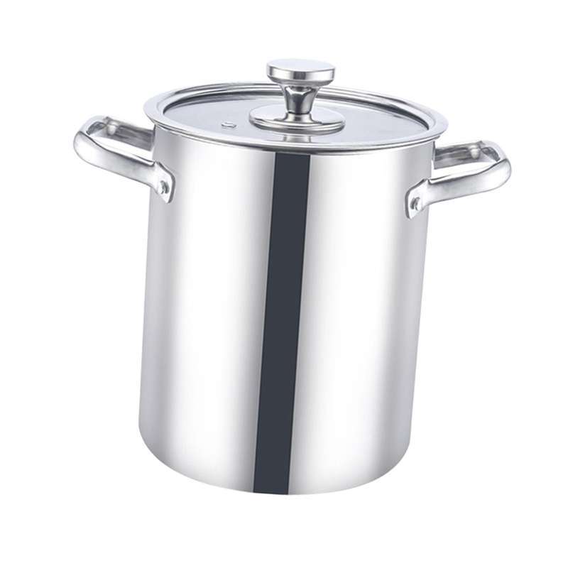 Promo Stockpot with Glass Lid for Steaming, Frying and Boiling Thick ...