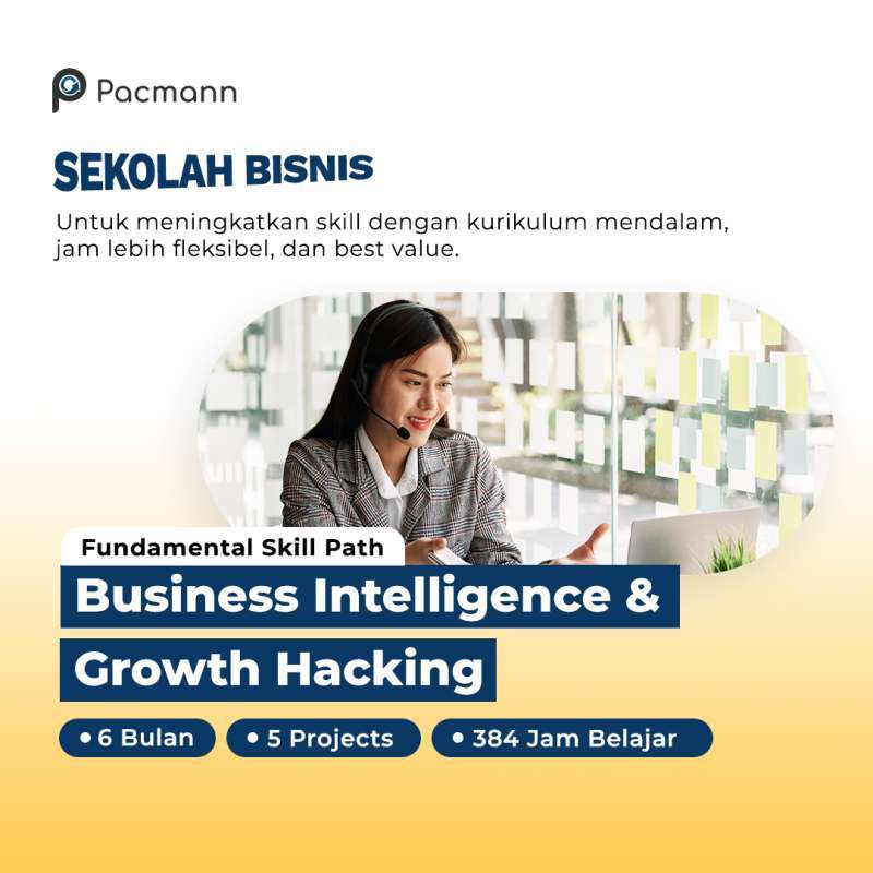 Jual Pacmann AI - Fundamental Business Intelligence & Growth Hacking (6 Bulan) | Skill Upgrader ...