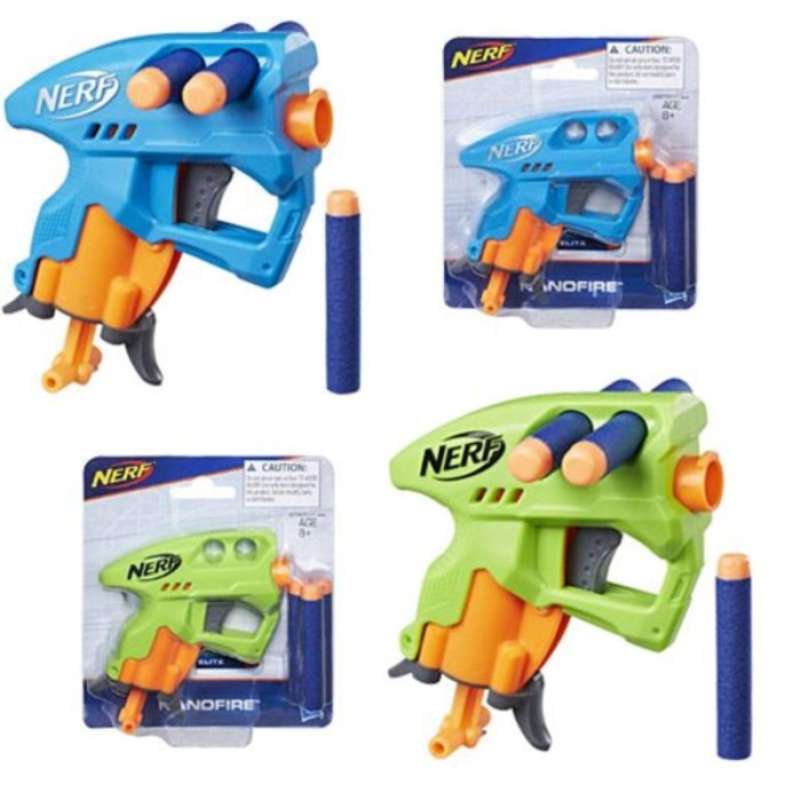 Promo NERF N-STRIKE NANOFIRE BLASTER ORIGINAL HASBRO MAINAN PISTOL ANAK ...