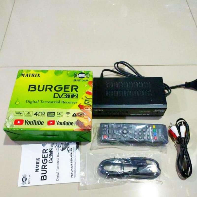 Jual Set Top Box Matrix Burger DVB T2 Digital Receiver / STB Matrix ...