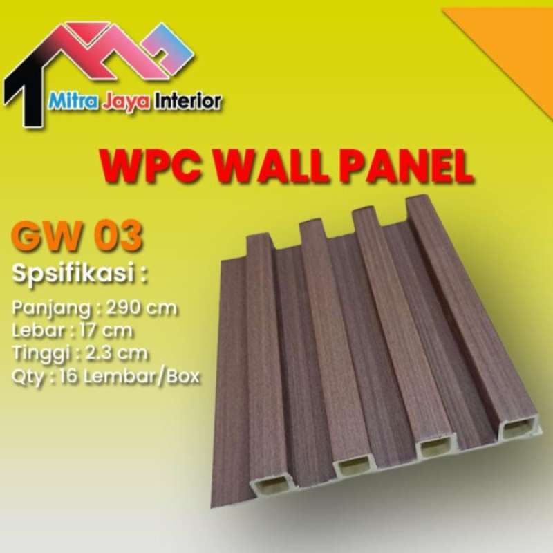 Jual Wpc Wall Panel Dinding Kisi Type Gw-03 Di Seller Monero Store - Cilandak Timur, Kota ...