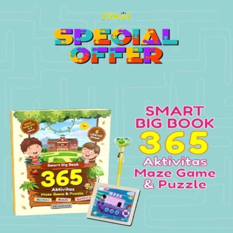 Jual Smart Big Book 365 Aktivitas Maze Game & Puzzle Di Seller ...
