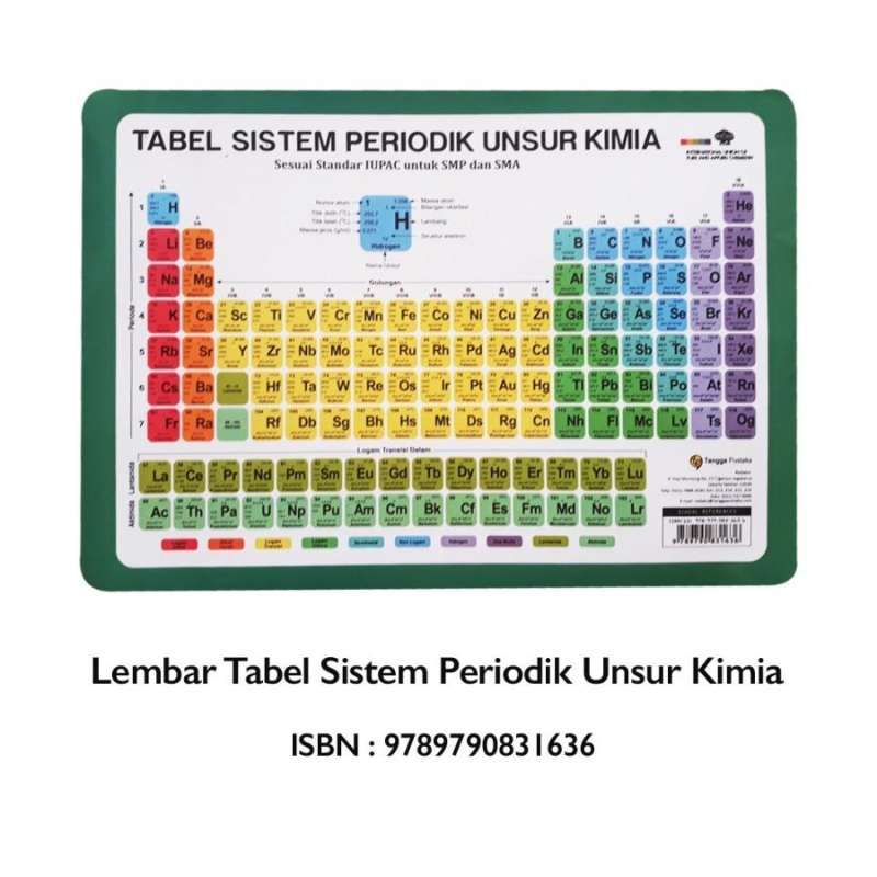 Jual Tabel Periodik Unsur-unsur Kimia Dan Pintar Tenses Sma Universitas ...