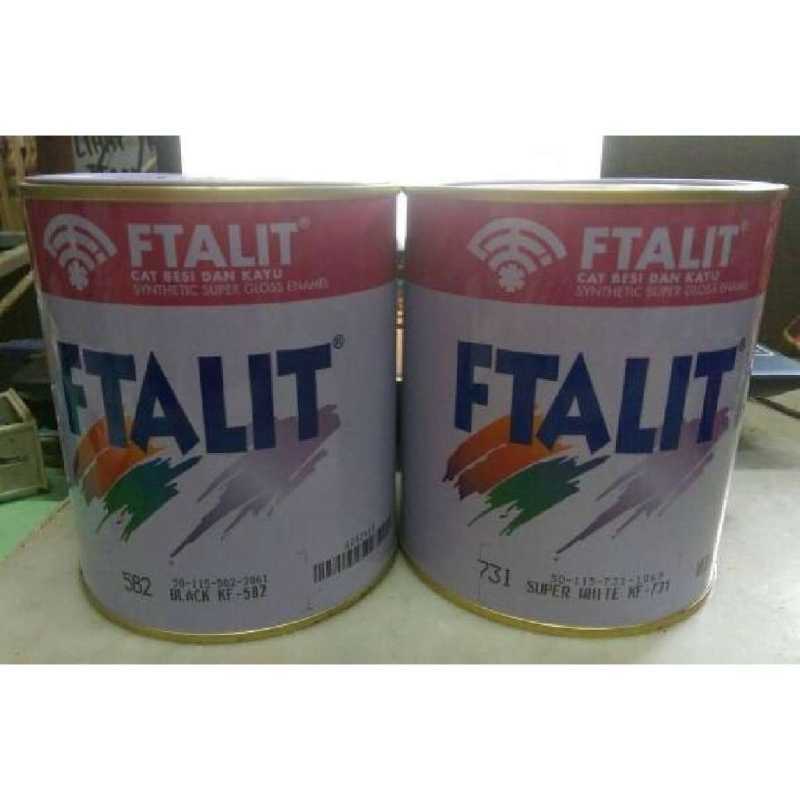 Jual CAT MINYAK FTALIT BESI KAYU PUTIH / HITAM KILAP / CAT KANSAI 1 KG ...