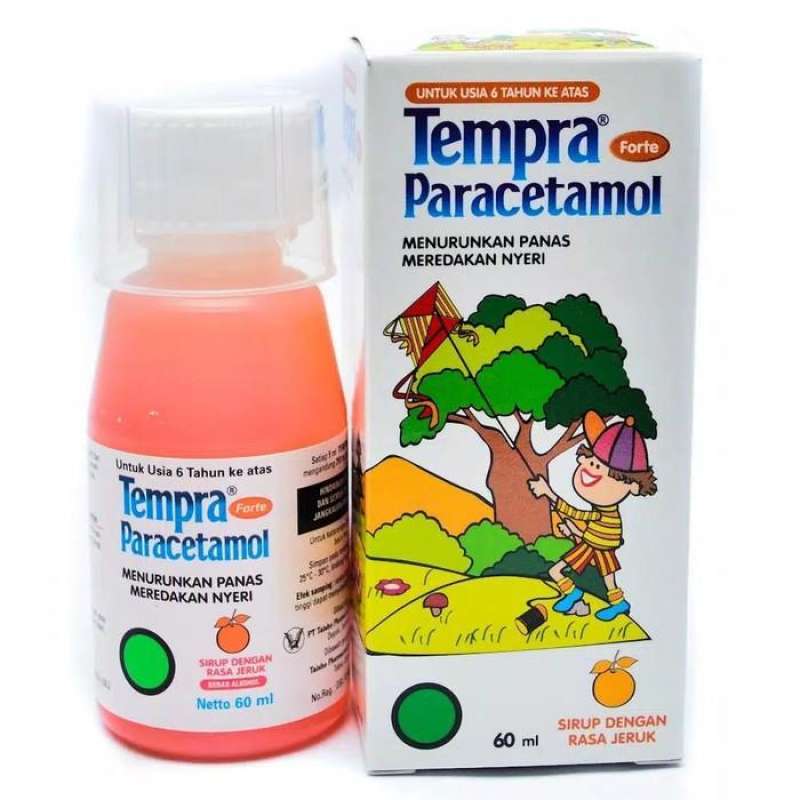 Jual Tempra Paracetamol Forte 60 ml - Obat Meredamkan Demam Anak di ...
