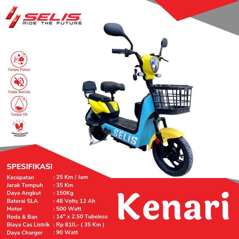 Jual Selis Sepeda Listrik Kenari Di Seller Selis Indonesia Official ...