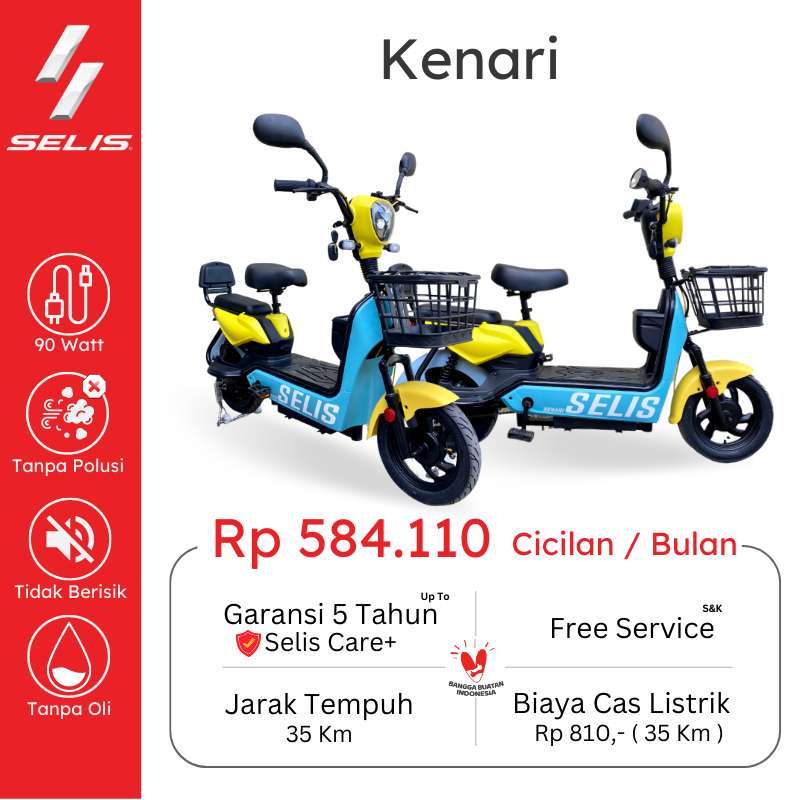 Jual Selis Sepeda Listrik Kenari Di Seller Selis Indonesia Official ...