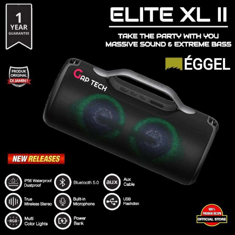 Jual Eggel Elite XL II / Elite XL 2 Waterproof Portable Bluetooth ...