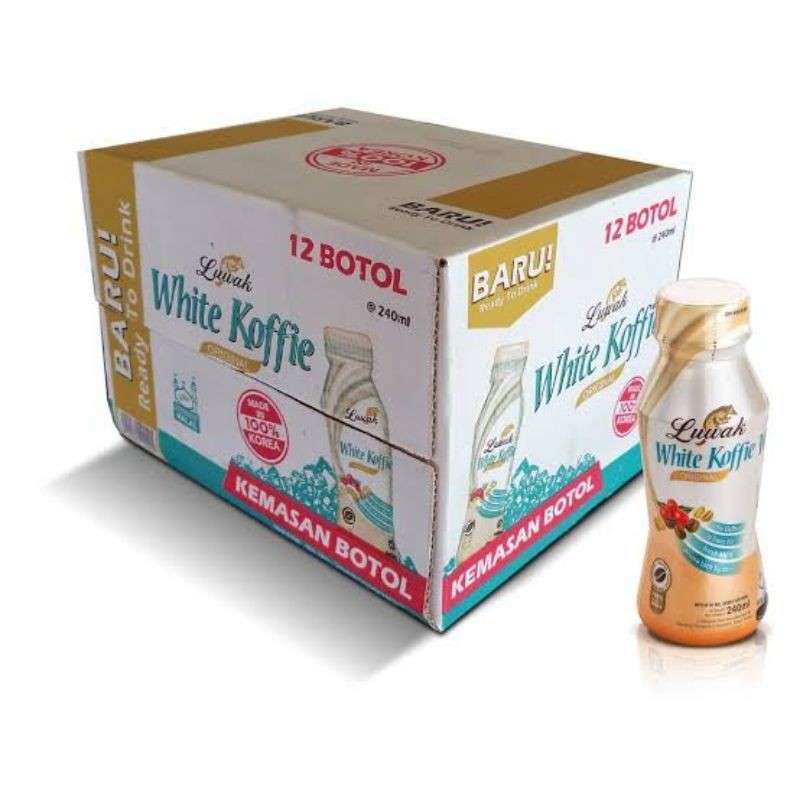 Jual LUWAK WHITE KOFFIE 220ml x 12 BOTOL - 1 DUS di Seller Sumarno mart ...