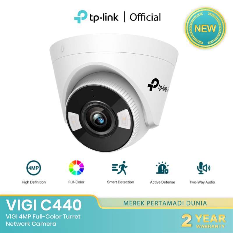 Jual Tp-link Vigi C440 Coming Soon Vigi 4mp Full-color Turret Network Camera Di Seller Tp-link ...