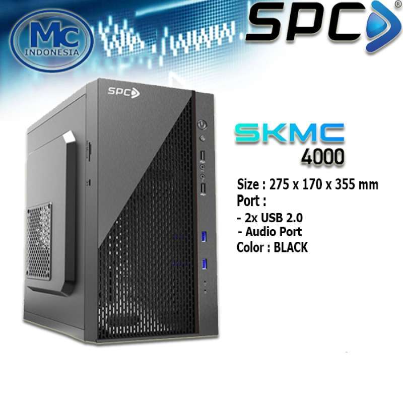 Jual SPC SKMC 4000 CASING CPU + PSU 450W di Seller Mides Komputer ...
