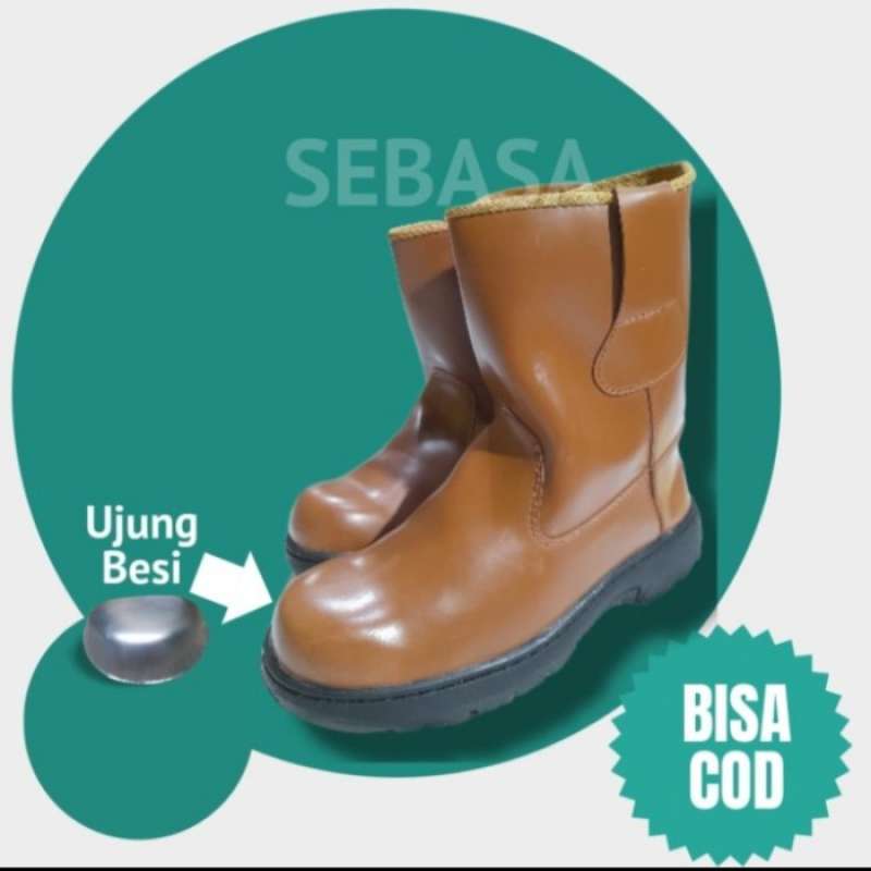 Promo Sepatu safety boots cocok buat kerja Diskon 23% di Seller Axie ...