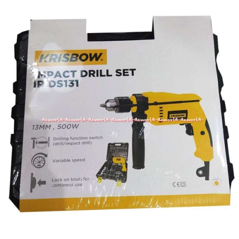 Promo Krisbow Impact Drill 13MM 500W Mesin Bor Alat Bor dengan Kabel ...