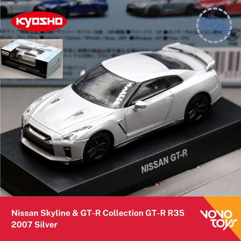 Promo Kyosho 1/64 Nissan Skyline & GT-R Collection GT-R R35 2007 Silver Diskon 2% di Seller Vovo ...