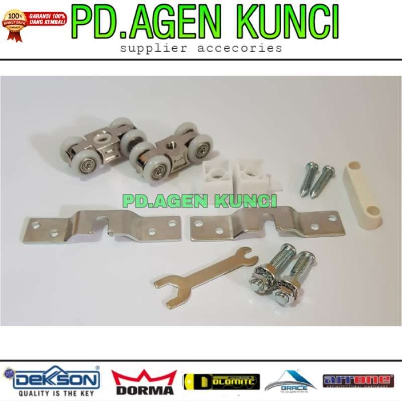 Promo Roda Sliding Rel Pintu Geser Asli Dari Rel Roda Husky 100kg All ...